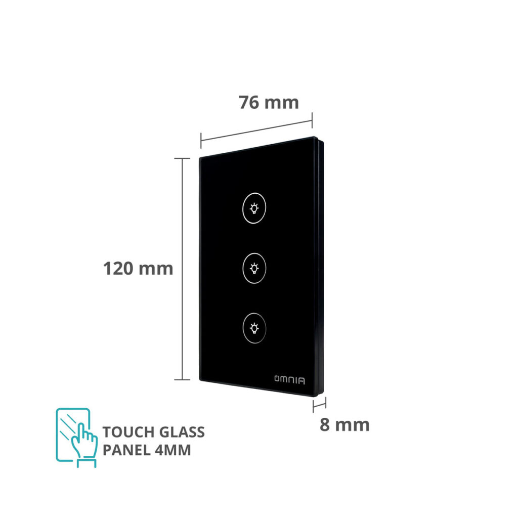 Apagador Inteligente Omnia híbrido WiFi/RF 3 Vías – Tienda ICE