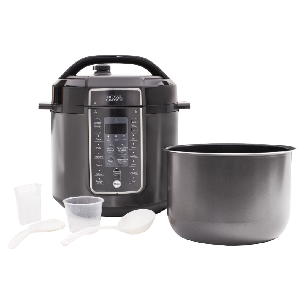 Olla a Presión Royal Crown Multifuncional 12 Funciones – 6L – Tienda ICE